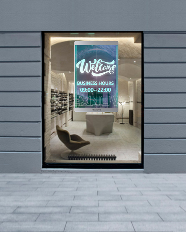 NP Series – Transparent LED Poster | Commerical Displays: Video Wall ...